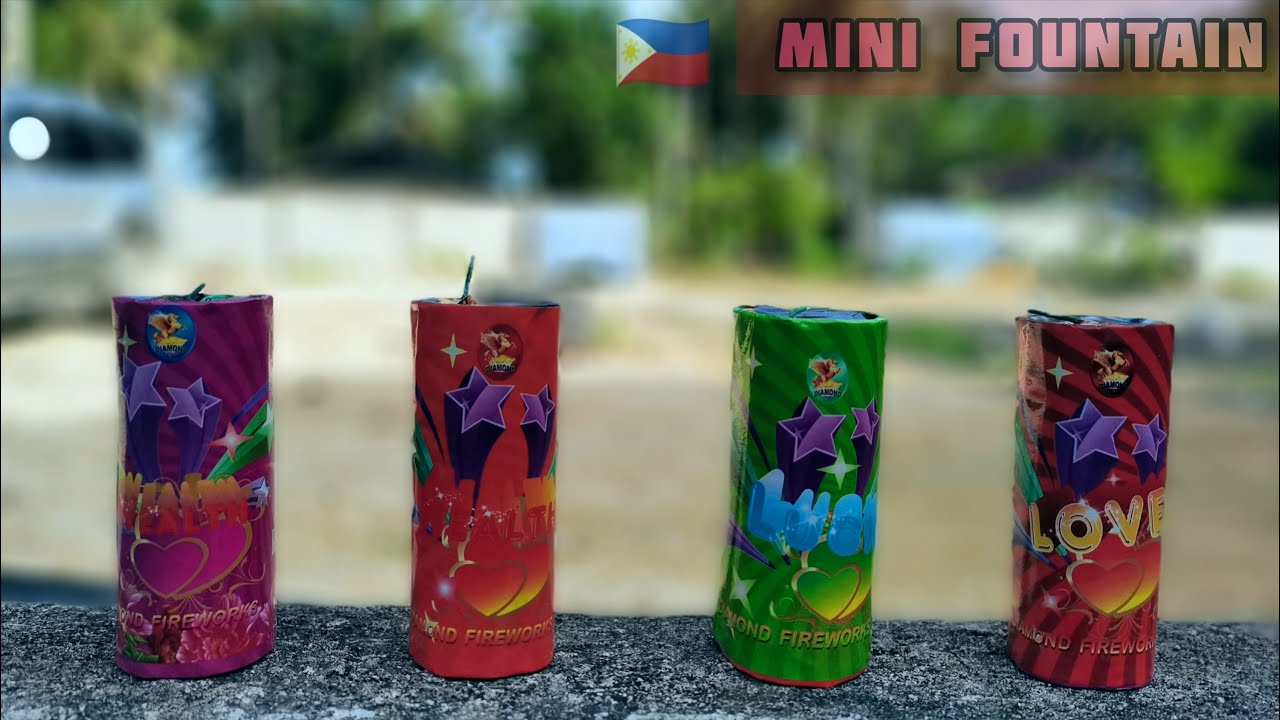 Mini fountain by Diamond Fireworks | Wealth, Health, Love, Luck ...