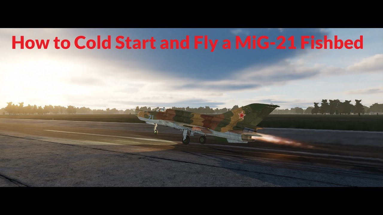 How to start and fly a MiG-21 Fishbed DCS - YouTube