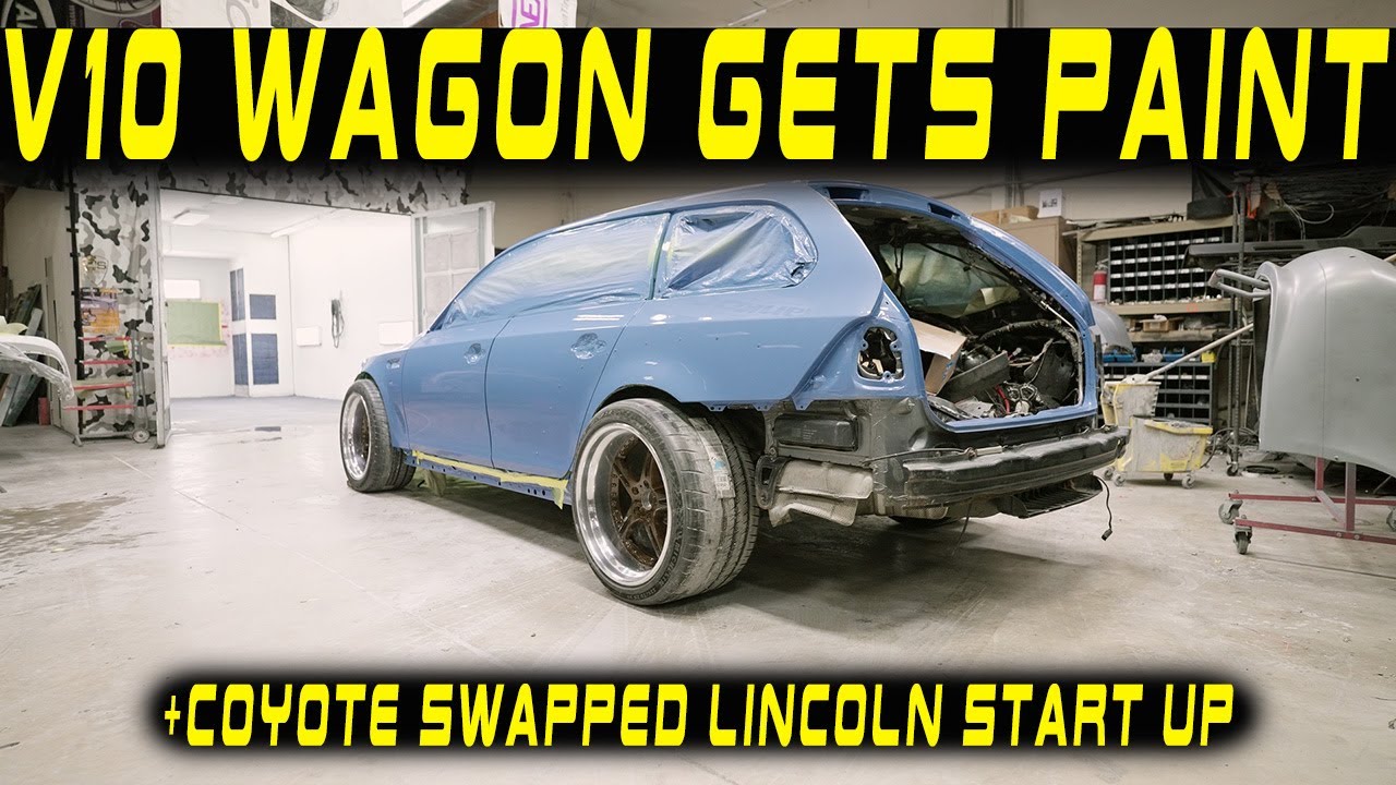 V10 Wagon Gets Paint, Coyote Continental Start Up, LT1 Swapped C10 ...