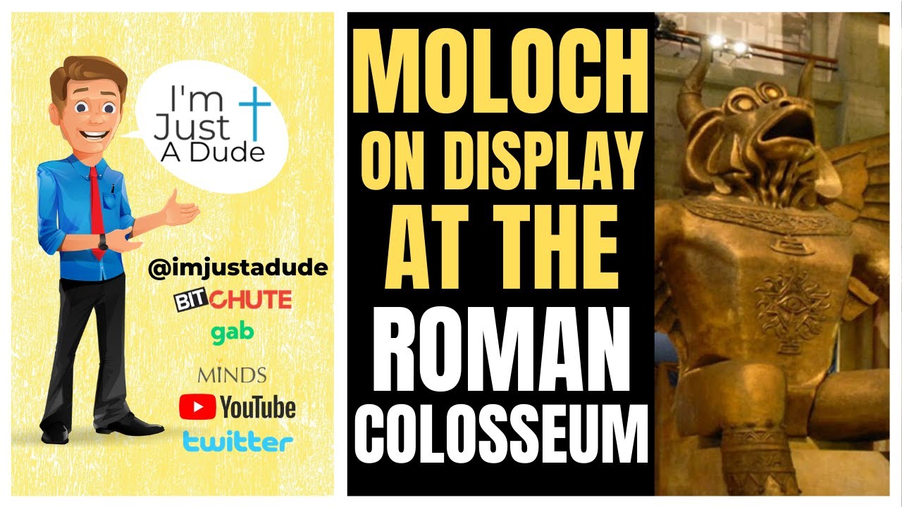 Moloch Statue Of Child Sacrifice On Display At The Roman Colosseum ...