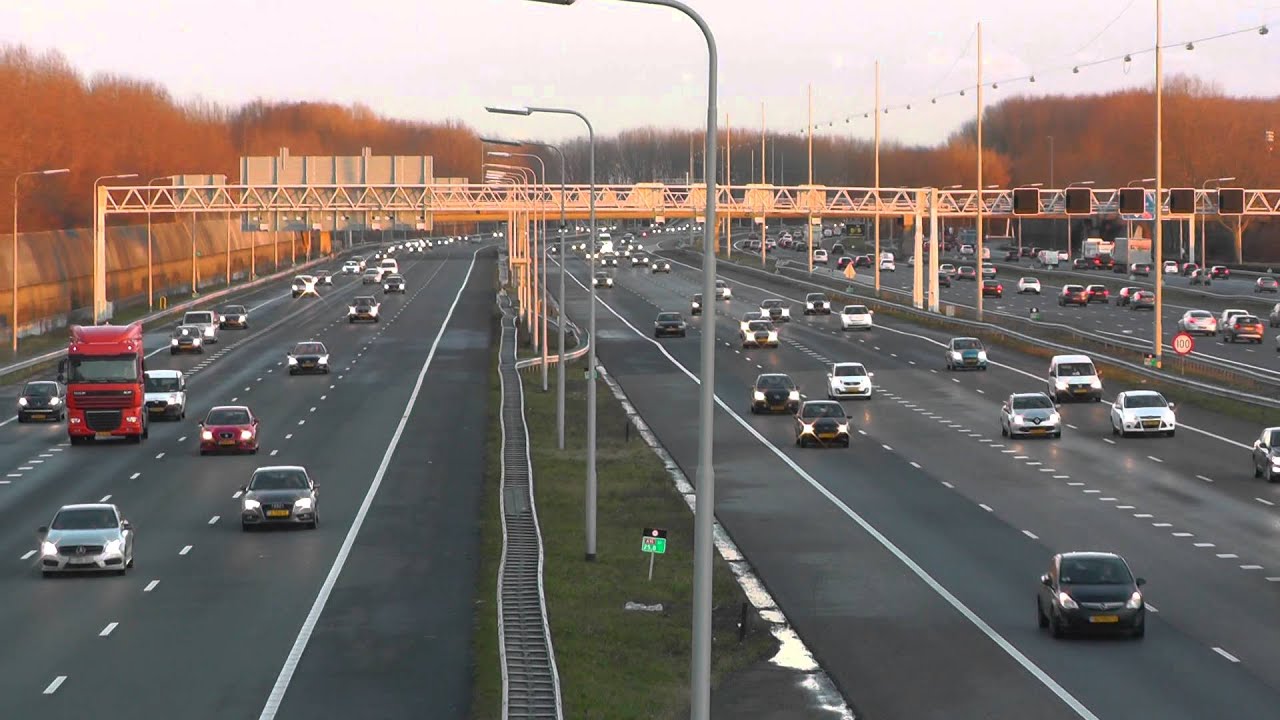 road..A16. ridderkerk...vrachtwagen .trucks and tracffic - YouTube