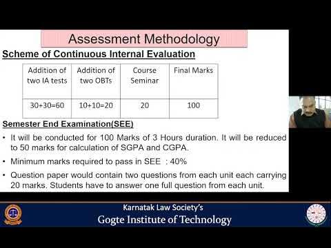 5th sem B.E List of Open Elective Courses for AY 2023-24 - Session 1 - YouTube