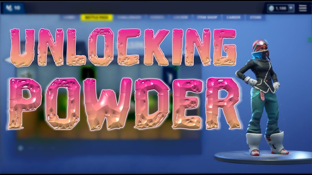 UNLOCKING THE POWDER SKIN | FORTNITE - YouTube