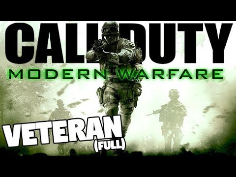 Call of Duty 4: Modern Warfare - VETERAN Difficulty Campaign Full Run ...