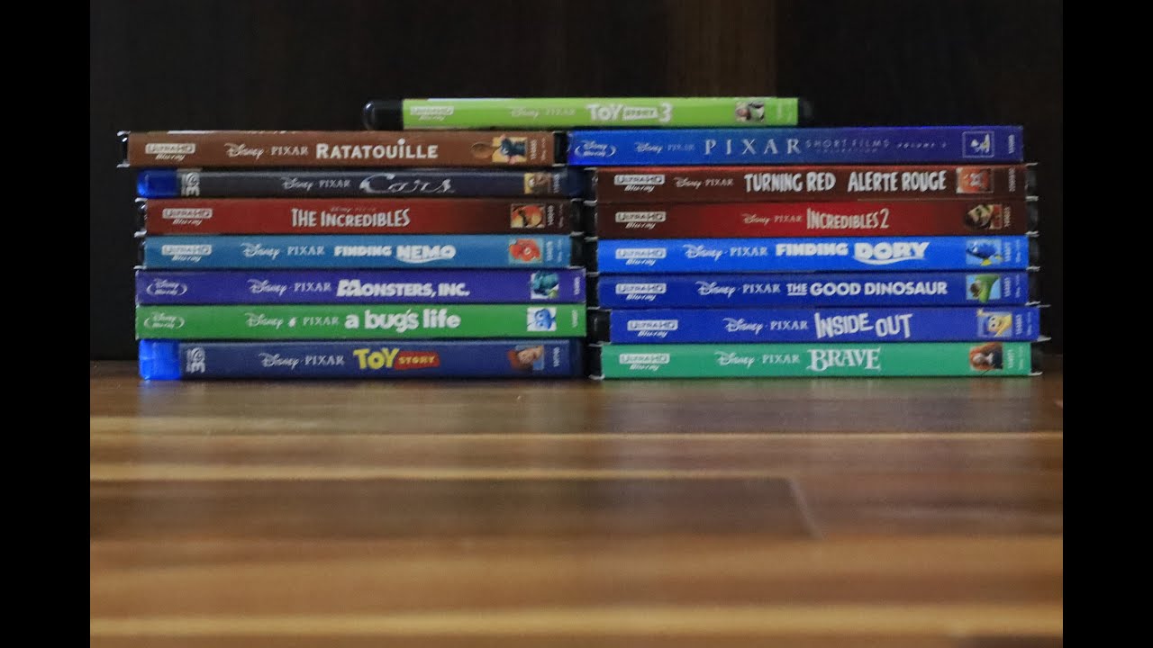 Blu-ray Collection Part 2 Pixar - YouTube