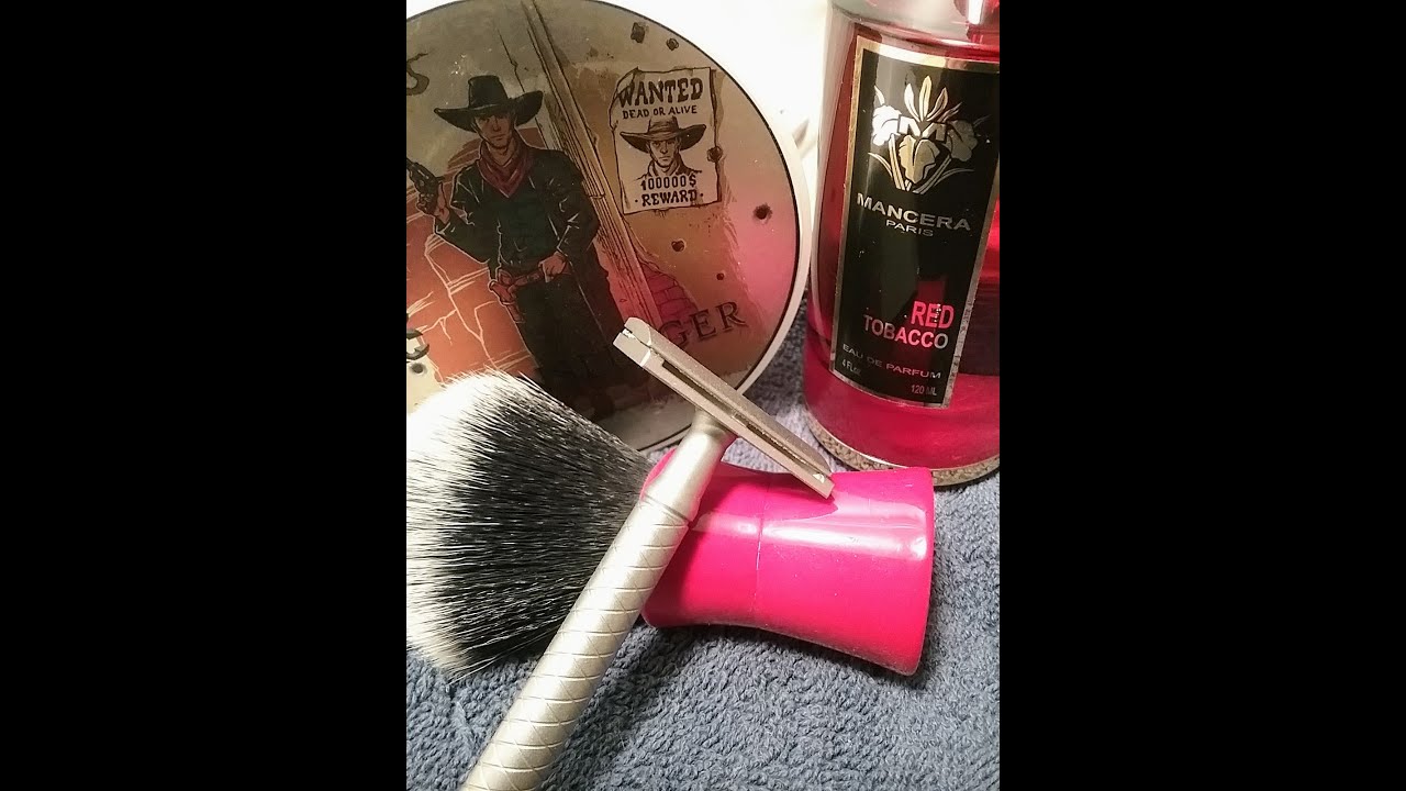 Shave Video # 437 Shield Gem Style Razor HC&C Gunslinger - YouTube