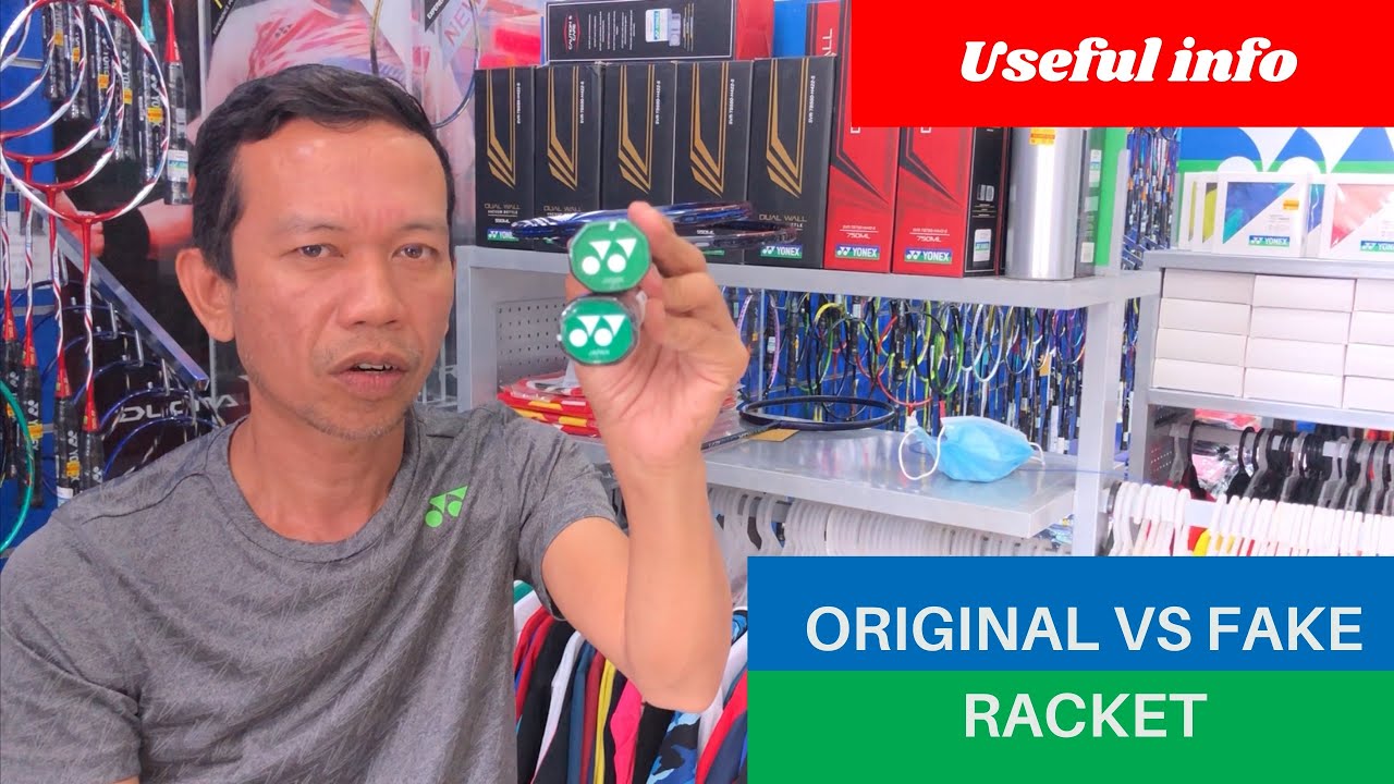 Original vs Fake Racket - YouTube