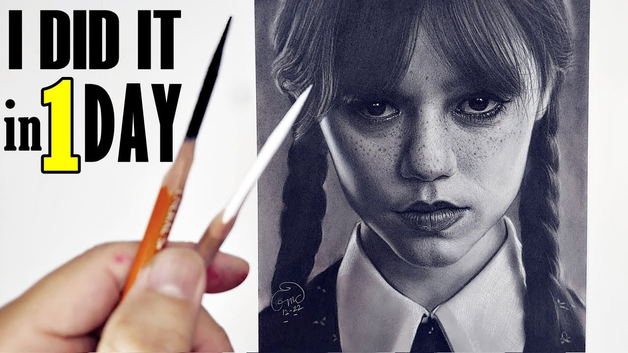 QUICK But REALISTIC! Pencil Portrait Drawing Tutorial & Challenge ...