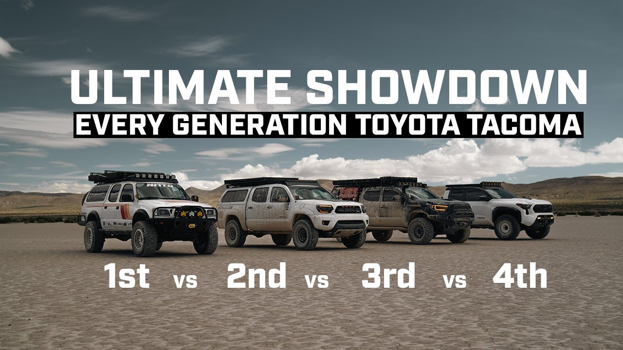 3rd 2nd & 1st Gen Tacoma owners test drive 4th Gen Tacoma and give ...