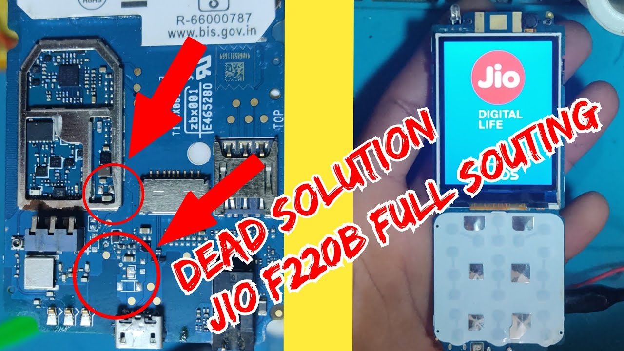 Jio F220B Dead Solution | Jio F220B Full Souting Problam | # ...