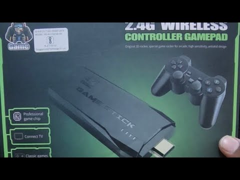 Unboxing - Retro Gaming Stick 4K with 2 Wireless Controller - YouTube
