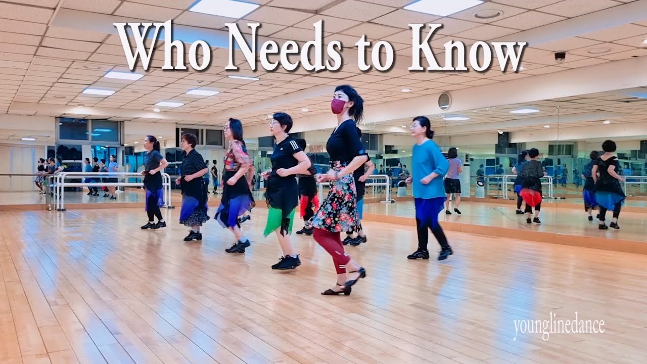 Who Needs to Know linedance / Cho: Joshua Talbot - YouTube