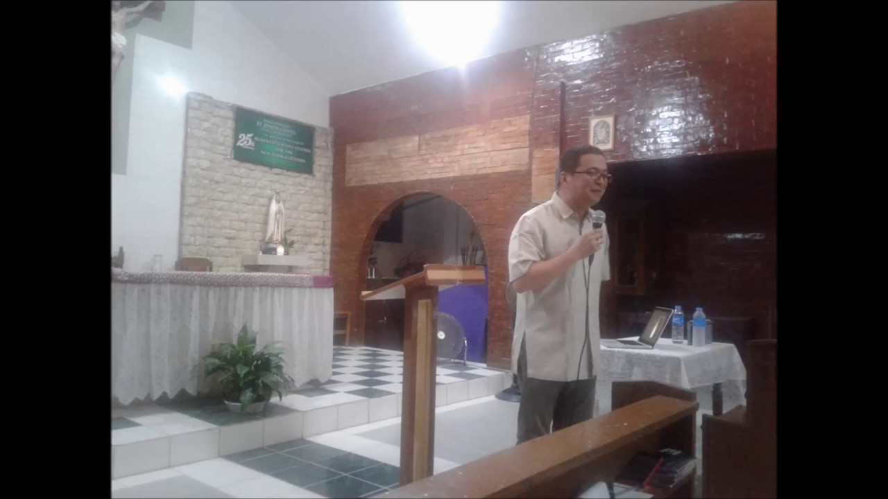 Fr Jun Limbaga - Recollection - 25th Founding Anniversary of St Joseph ...
