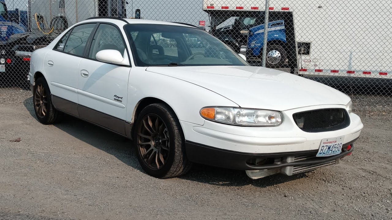 99 Buick Regal GS Turbo 3" Into Dual 3" Straightpipe - YouTube