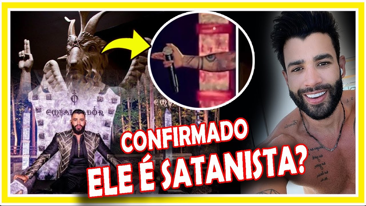 REVELADO! GUSTAVO LIMA FEZ PACTO SATANICO? MENSAGEM OCULTA NO CLIP ...