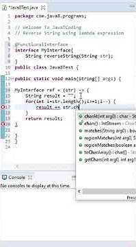 Reverse string using lambda expression in java 8 #shorts - YouTube
