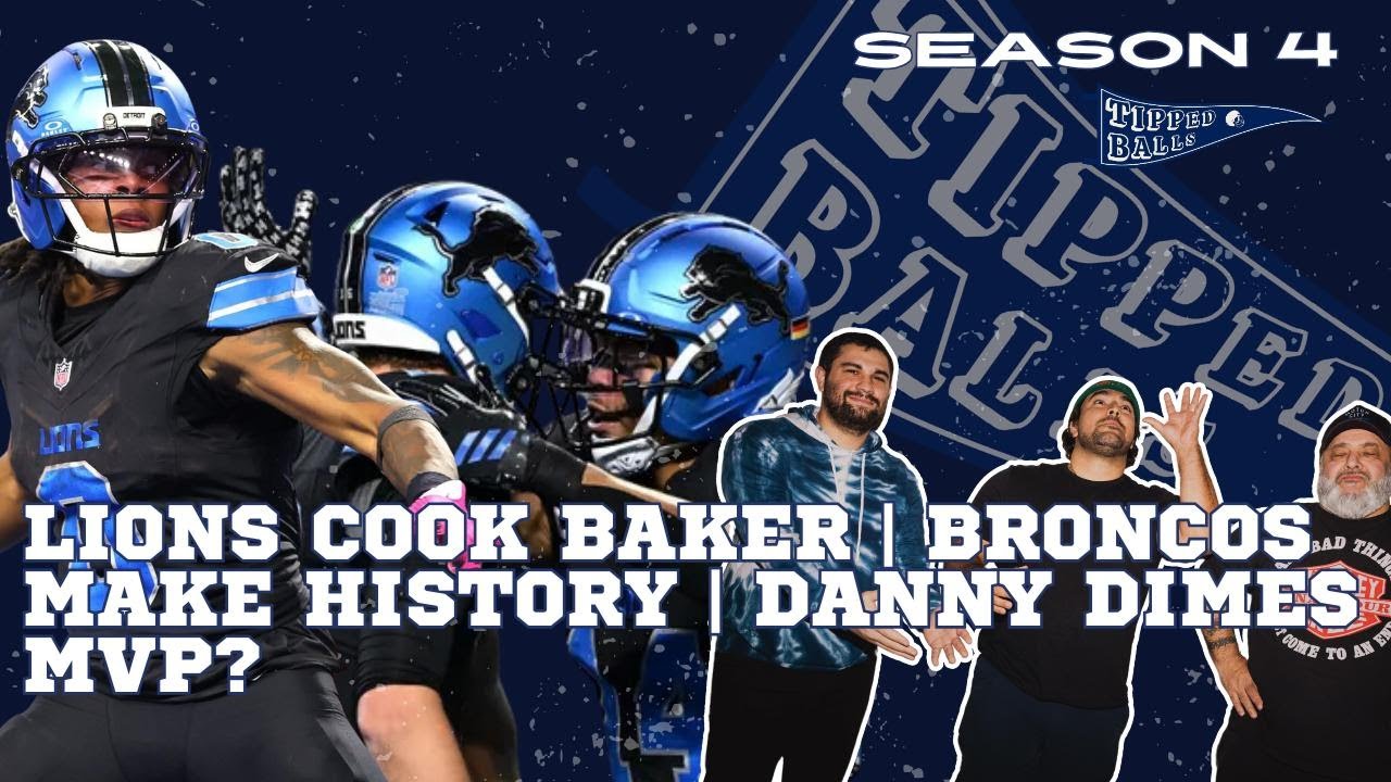 LIONS COOK BAKER | BRONCOS MAKE HISTORY | DANNY DIMES MVP? - YouTube