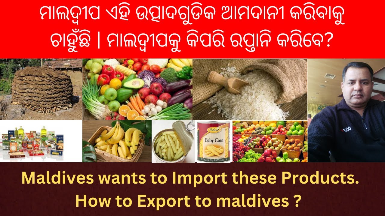 HOW TO EXPORT TO MALDIVES | PRODUCTS MALDIVES IMPORT | ODISHA BUSINESS ...