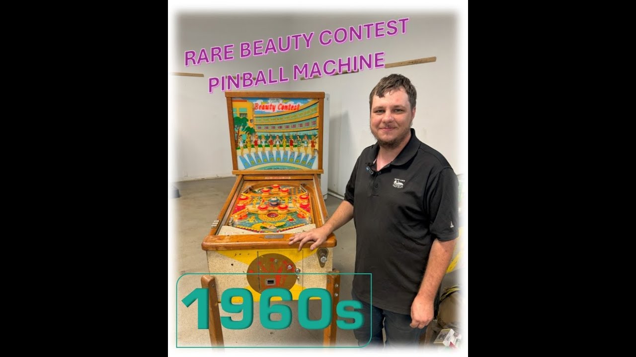 1960's RARE Beauty Contest Pinball - YouTube