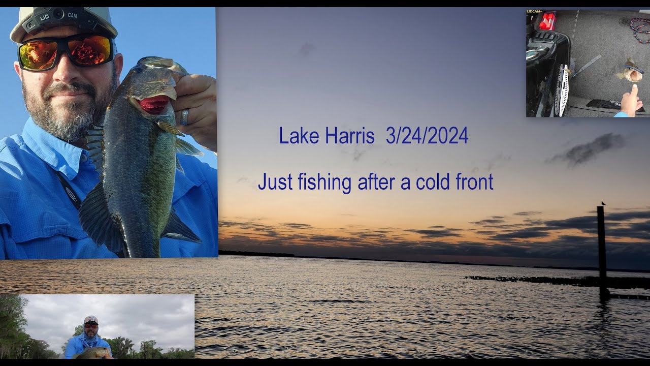 Bass Fishing - Lake Harris 3-24-2024 - YouTube