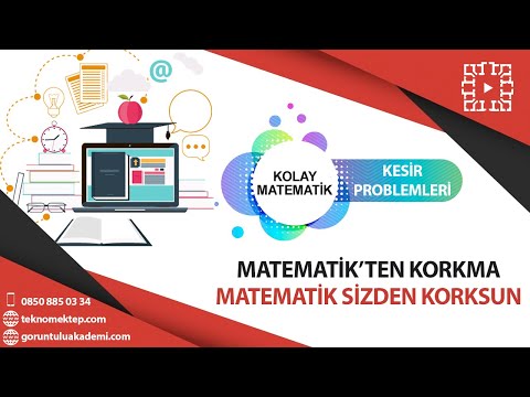 Kolay Matematik Kesir Problemleri