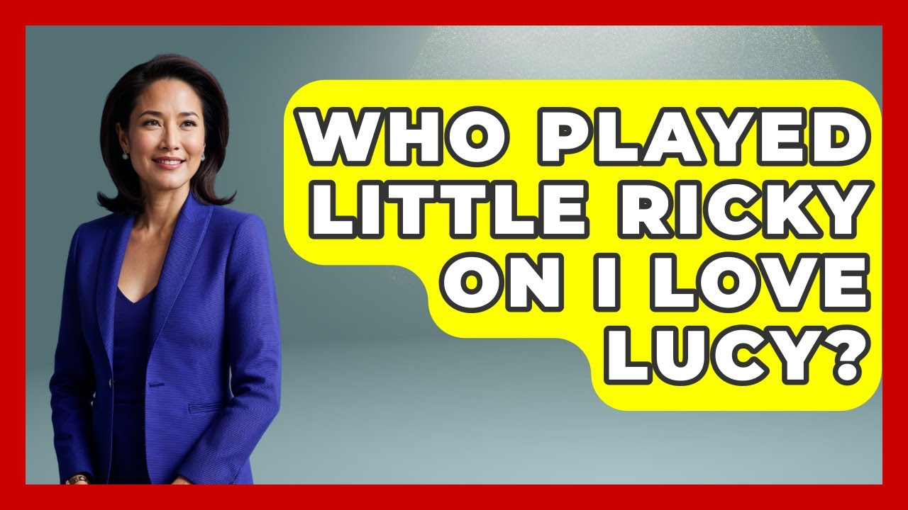 Who Played Little Ricky On I Love Lucy? - Famous Movies Club - YouTube