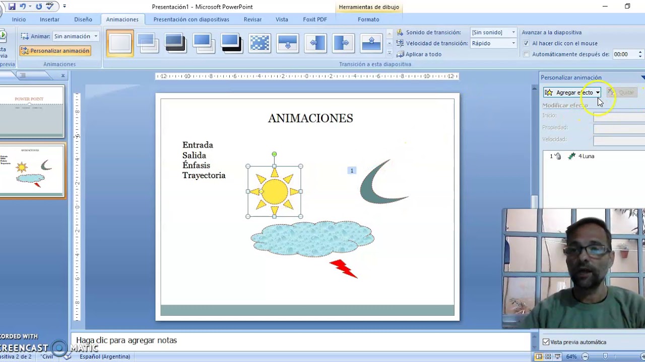 PowerPoint Animaciones y transiciones - YouTube
