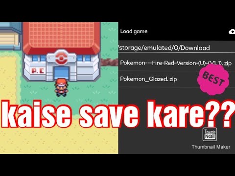 how to save game in pokemon gba emulator save game in My boy and other ...