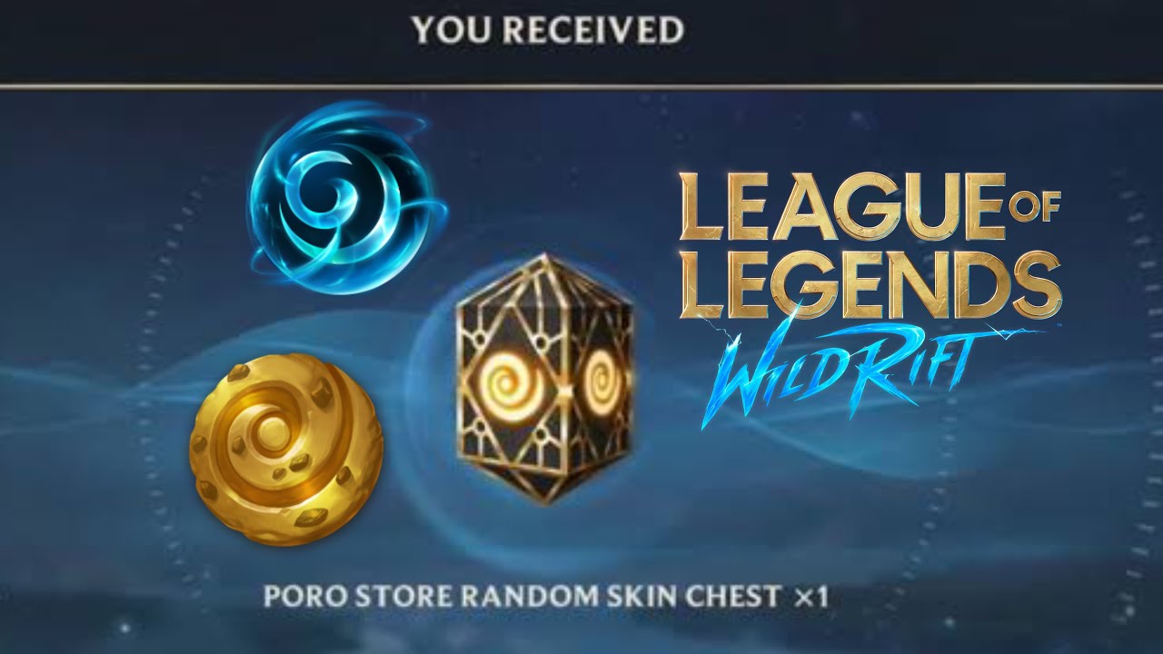 HOW LUCKY AM I? OPENING RANDOM PORO SKIN CHEST!!! League of Legends ...