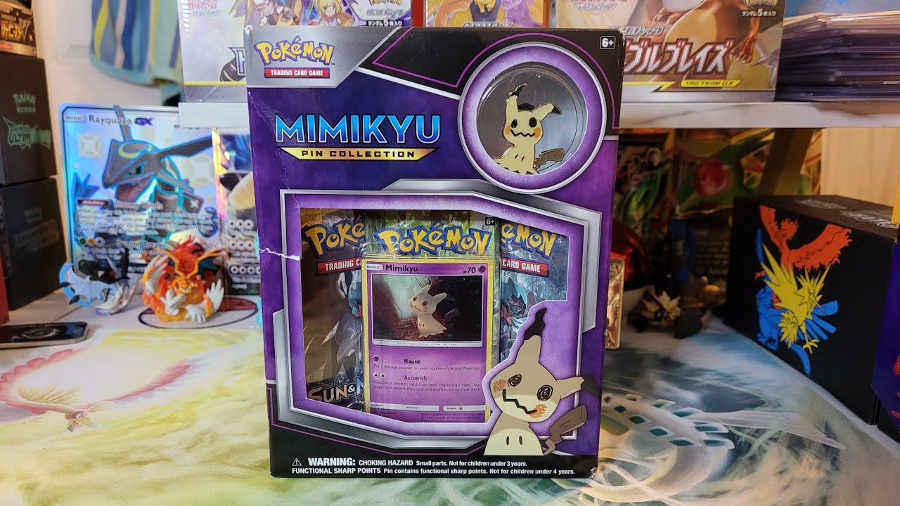 Pokemon Mimiku pin Collection opening!! - YouTube