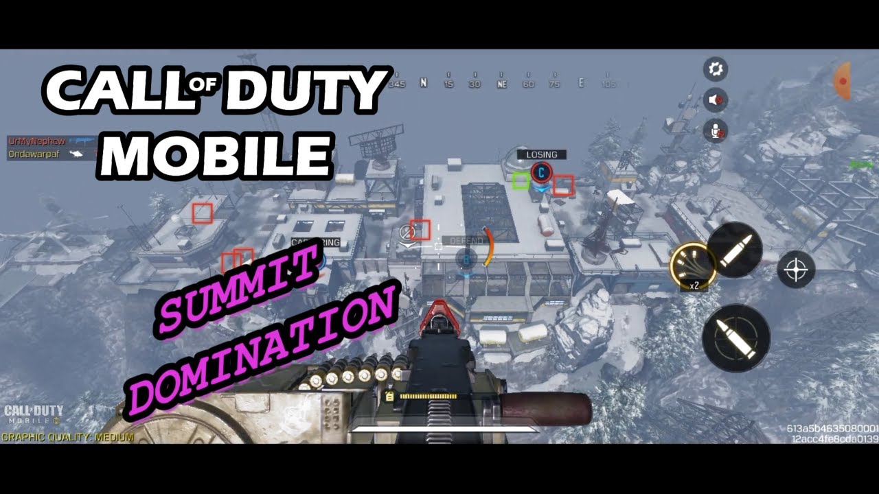 COD MOBILE MULTIPLAYER GAMEPLAY: Summit : Domination - YouTube
