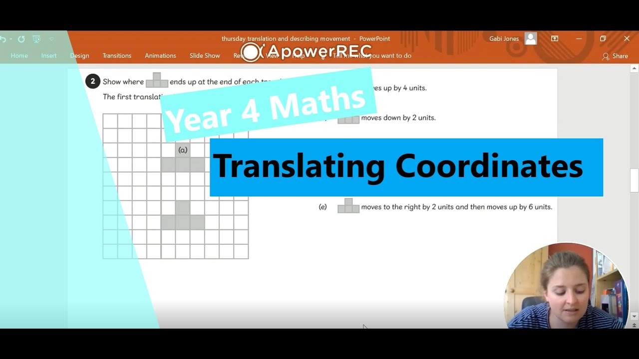 Year 4 Maths: Translating Shapes - YouTube
