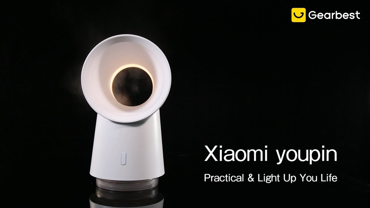 3 in 1 Mini Bladeless Desktop Fan Humidifier LED Light - Gearbest.com ...