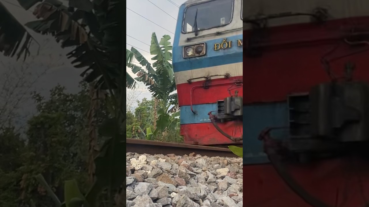 Đầu tàu d19e cận cảnh #xuhuong #tauhoa #train #taulua #tàuhỏa #shorts #short #trains # ...