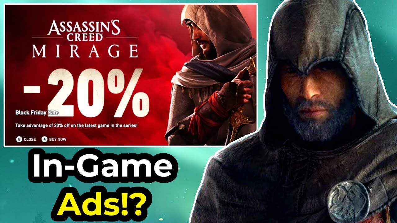 In-Games Ads In Assassin's Creed? Ubisoft Hits Rock Bottom! - YouTube