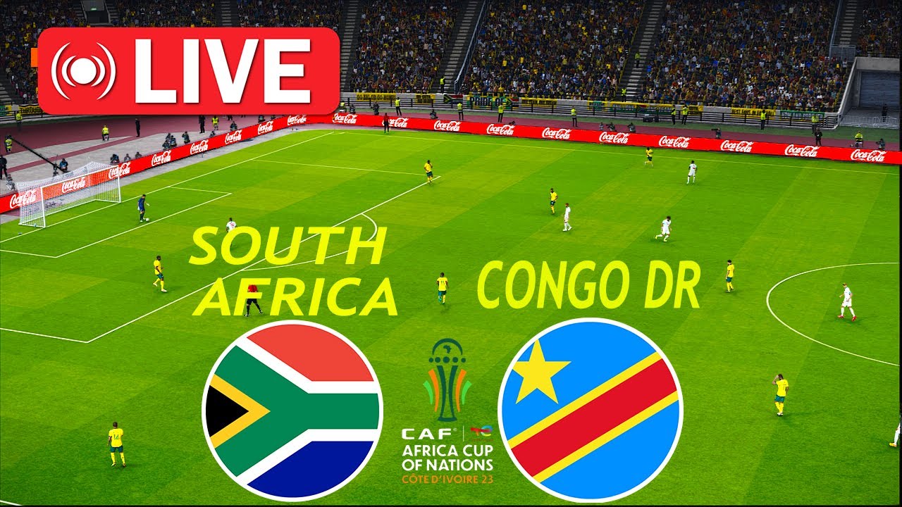 🔴[LIVE] South Africa vs Congo DR | African Cup of Nations 2023 | Match ...