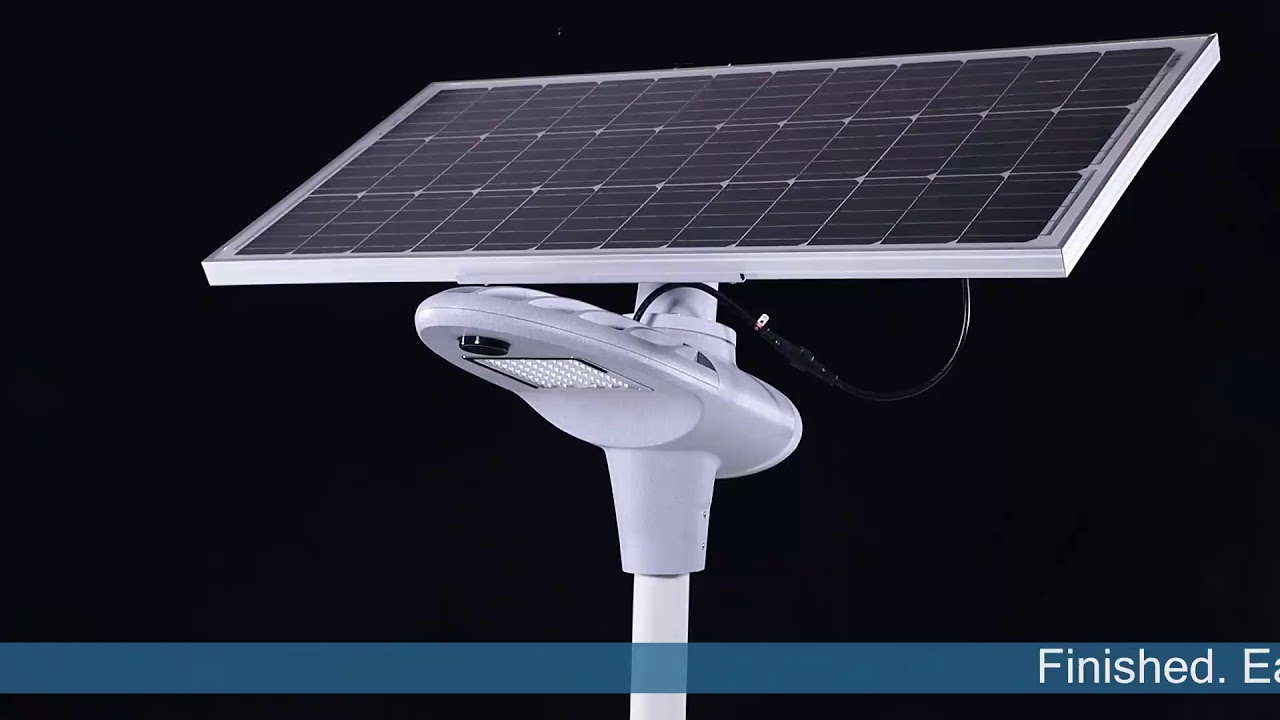 Patent design 2 in 1 solar street light. Project item. - YouTube