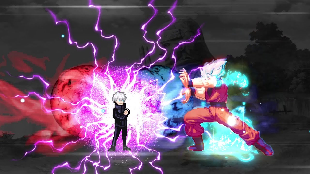 SON GOKU vs SATORU GOJO HIGH LEVEL INSANE EPIC FIGHT! - YouTube