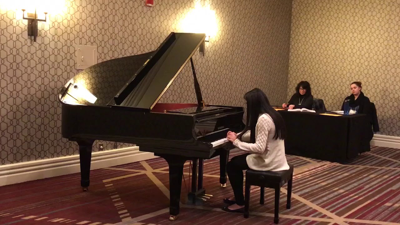 First Place - 2018 Michigan Music Association Piano Competition - YouTube