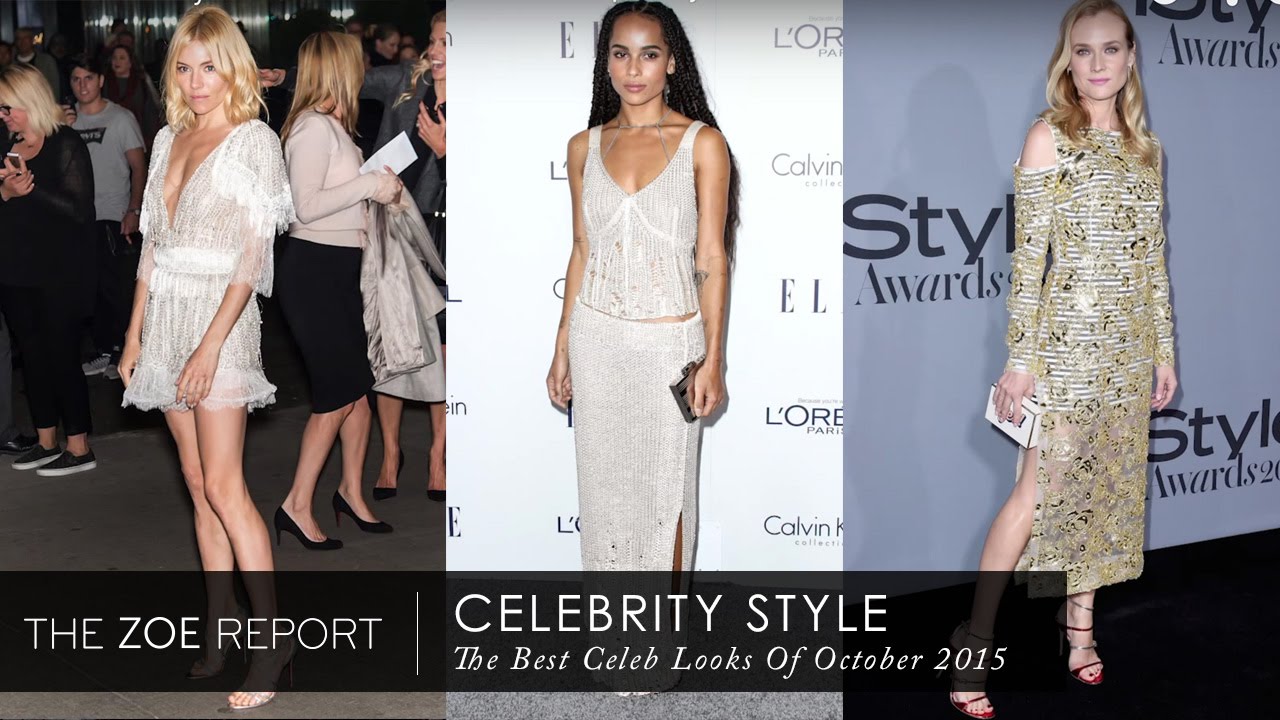 The Best Celebrity Looks of October 2015 | The Zoe Report by Rachel Zoe ...