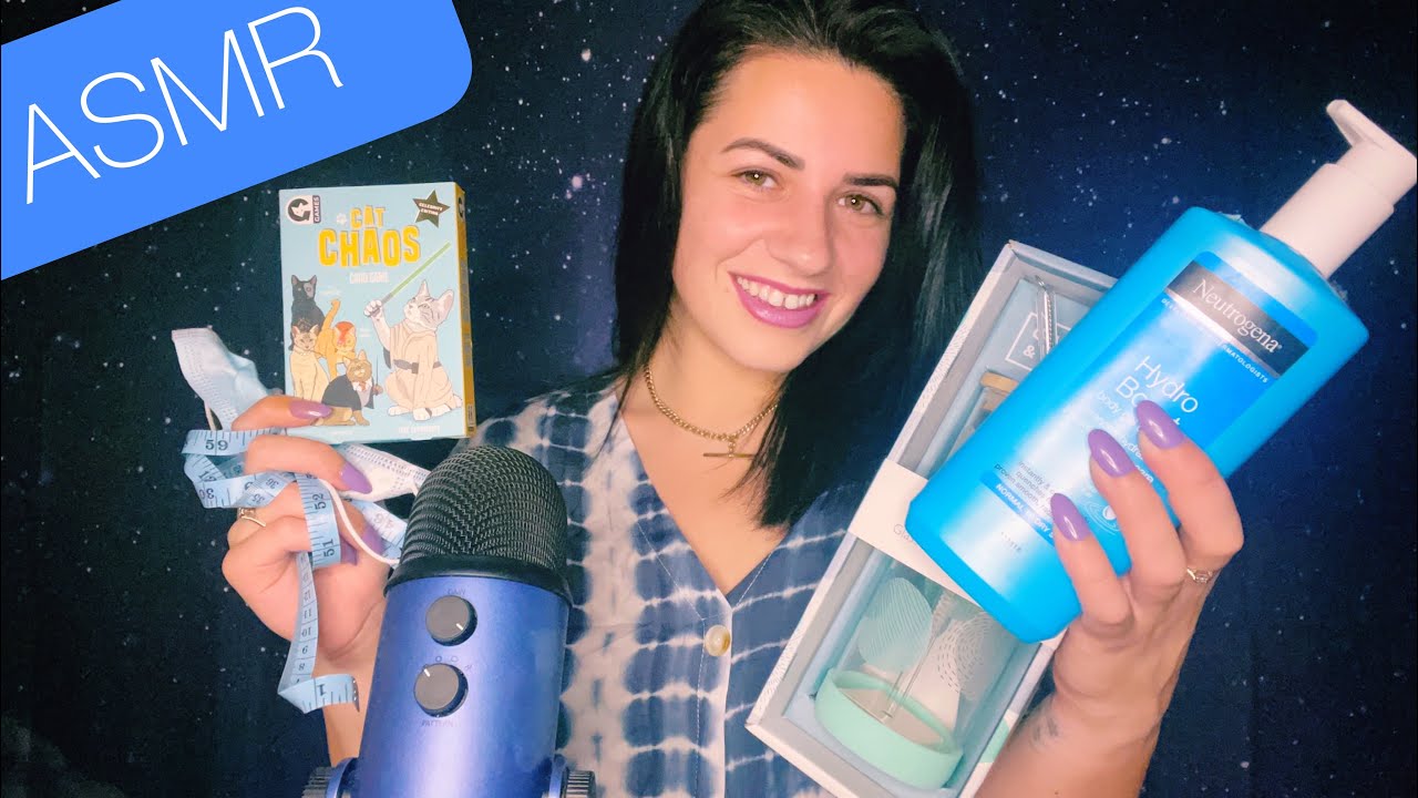 ASMR | BLUE TRIGGERS! 💙 (Whispering, Rambling & Tapping) - YouTube