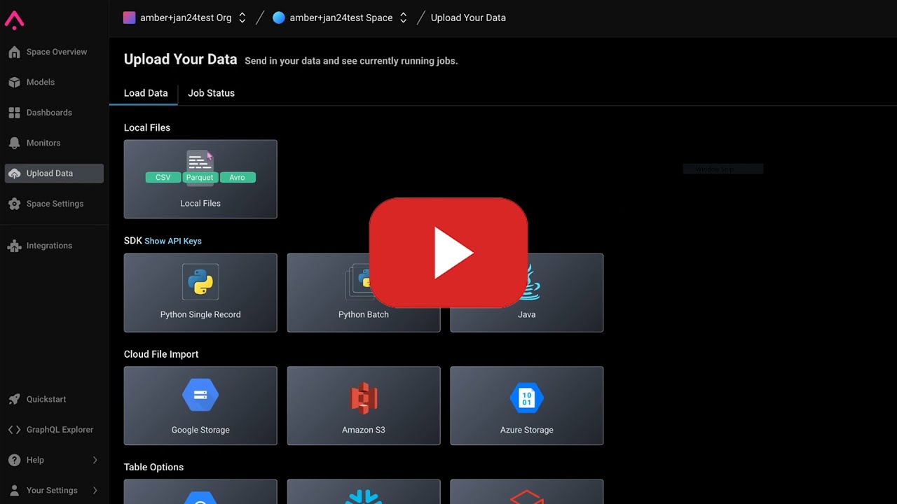 Arize onboarding: LLM Data Ingestion - YouTube