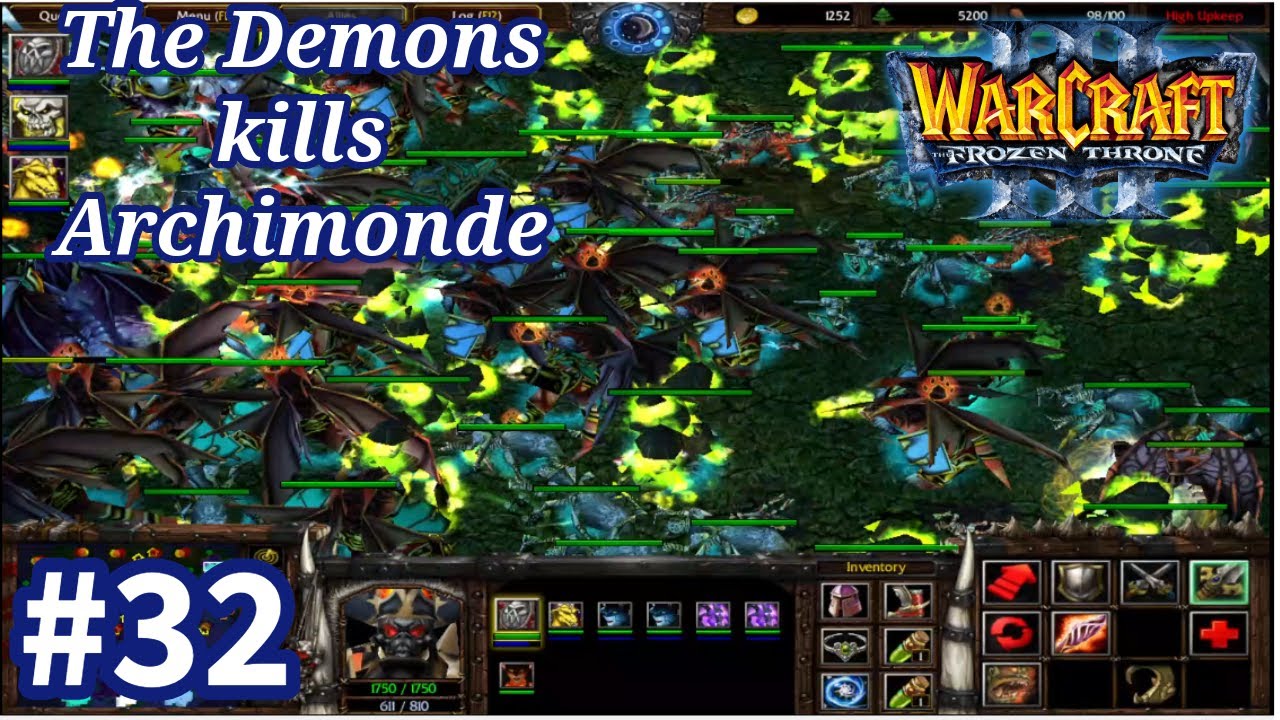 Warcraft 3 || The Demons kills Archimonde - YouTube