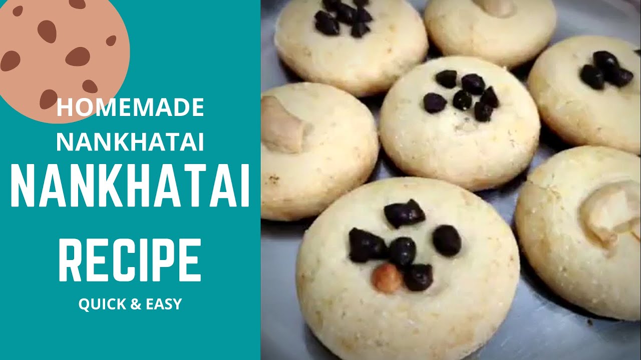 Nankhatai Recipe | नानखटाई रेसिपी | Nankhatai Biscuit Easy & Quick ...