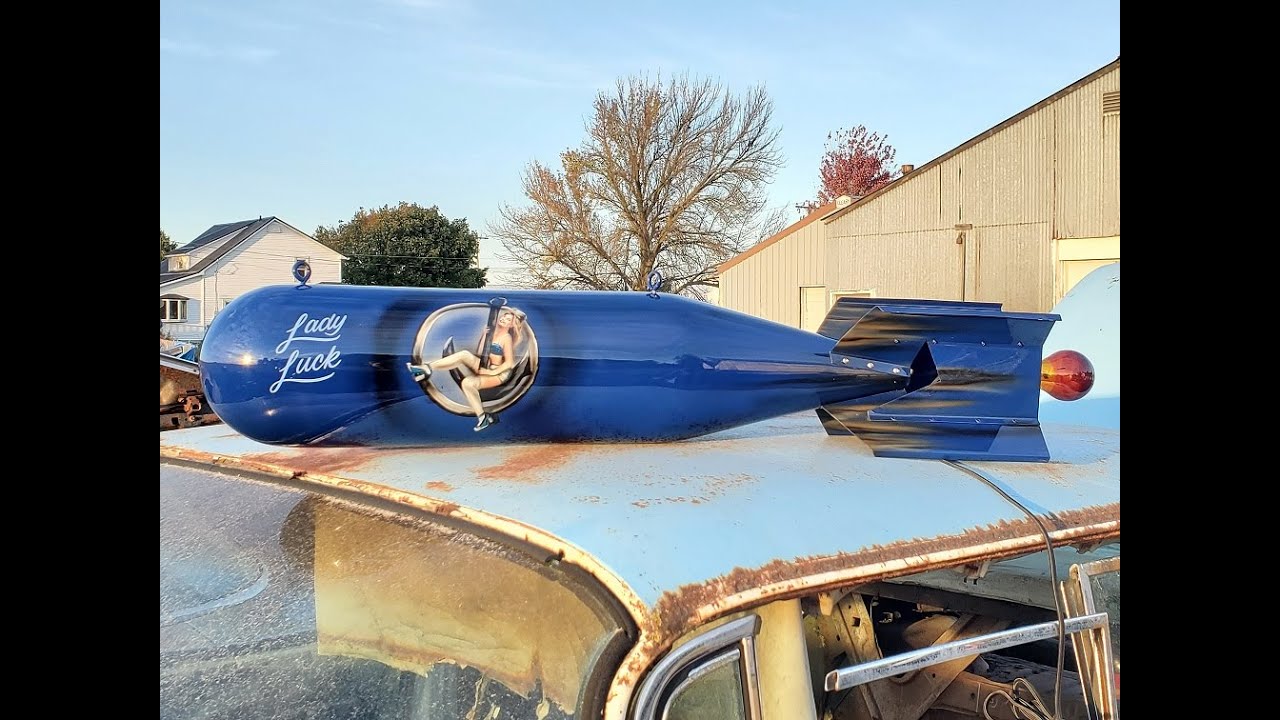 Custom WWII Practice dummy bomb restoration - YouTube