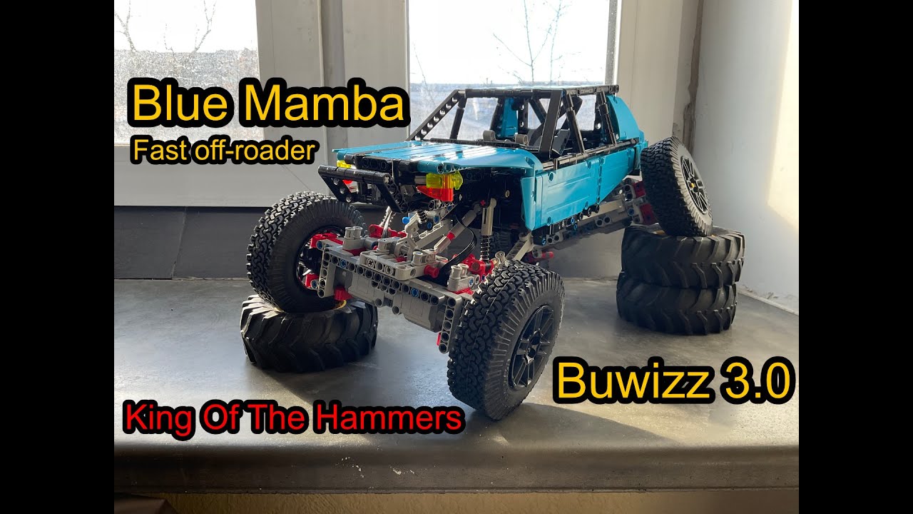 Blue Mamba Lego Technic fast off-roader - YouTube