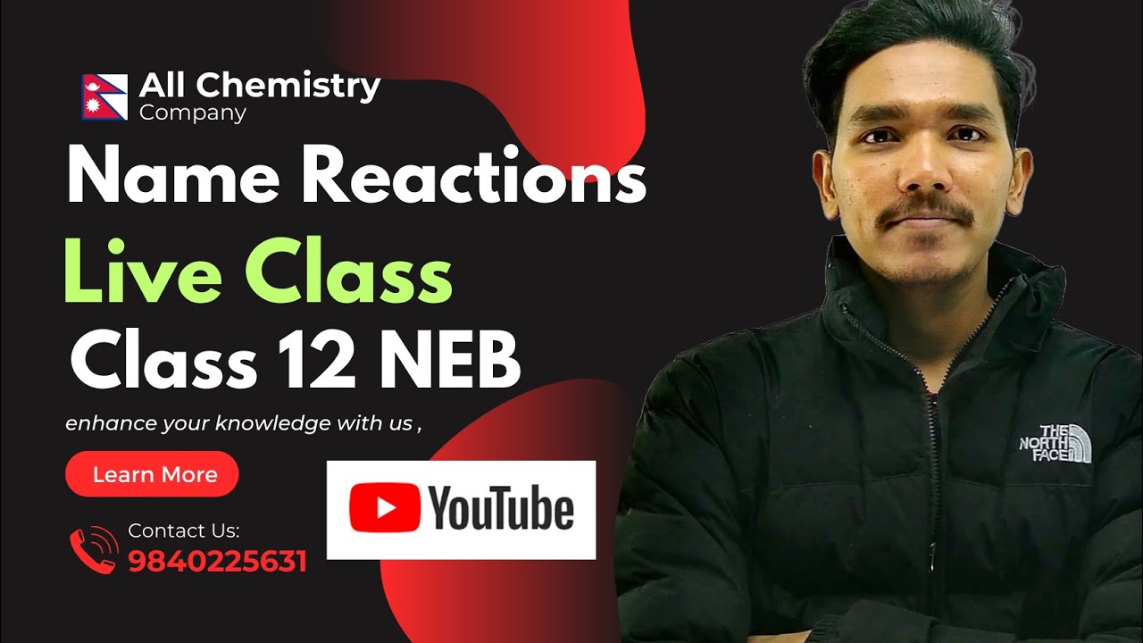 Live Lecture 1 -Name Reactions and Basic concept in reactions Class 12 ...