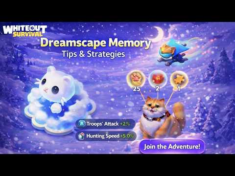 Rüyavari Anı Etkinliği - Yeni Kalıcı Etkinlik Geldi !!!! - WHİTEOUT SURVİVAL