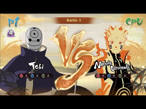 Naruto VS Tobi Hard Mode Fight #naruto #obito #narutoedit # ...