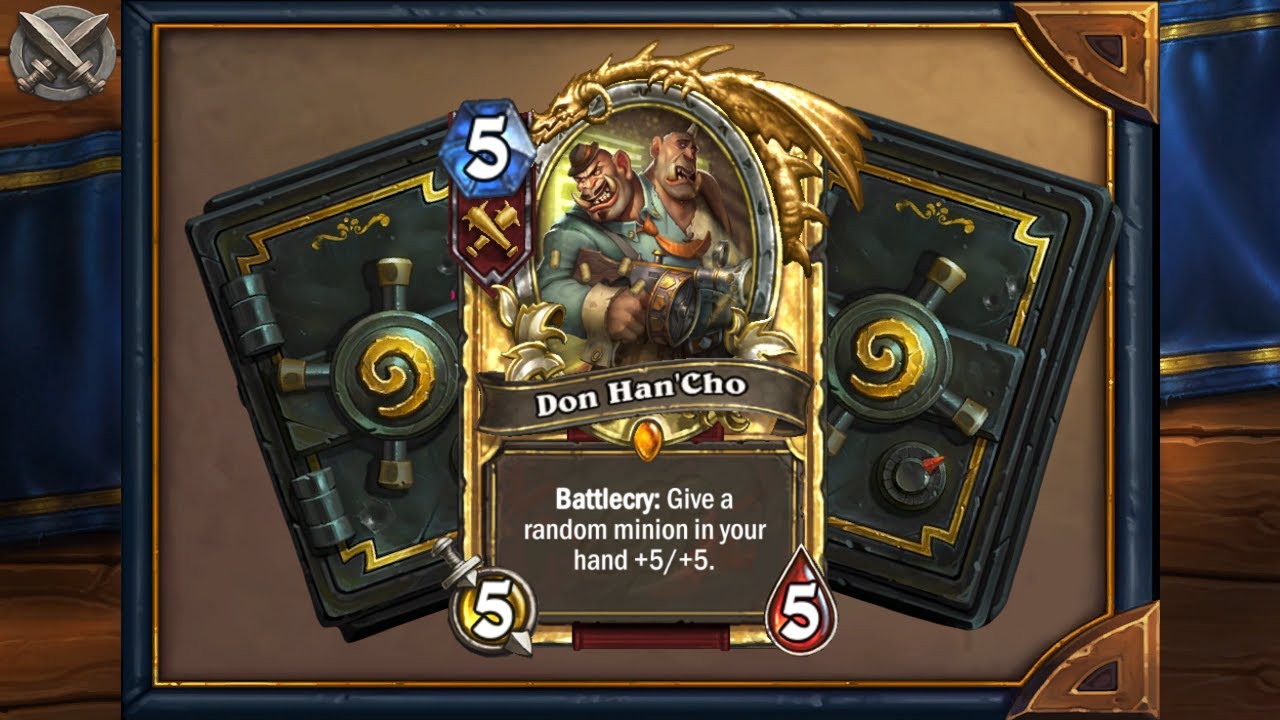 Hearthstone - Card Sounds | Mean Streets of Gadgetzan - Don Han'Cho ...